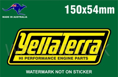 YELLA TERRA STICKER | eBay Australia