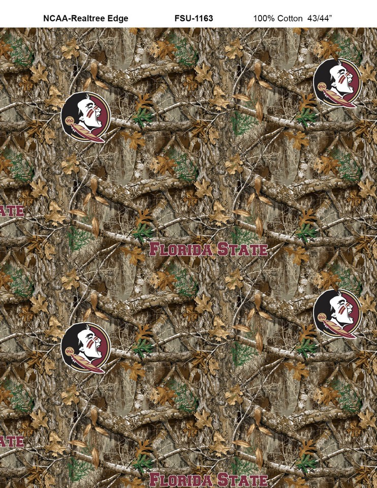 Florida State University FSU Seminoles Cotton Fabric by the Yard-ALL ...