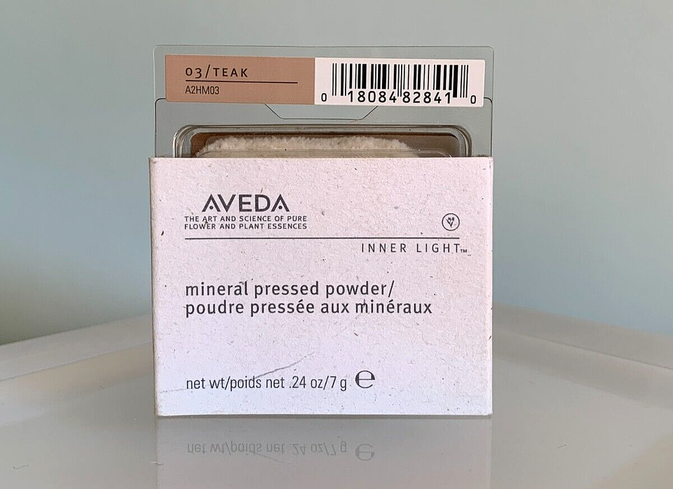 Aveda Inner Light Mineral Pressed Powder ~ Shade 03-Teak ~ .24 oz ...
