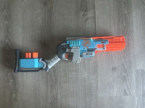 Nerf Zombie Strike Sledgefire Shell Blaster w/2x Shells INCLUDED ...