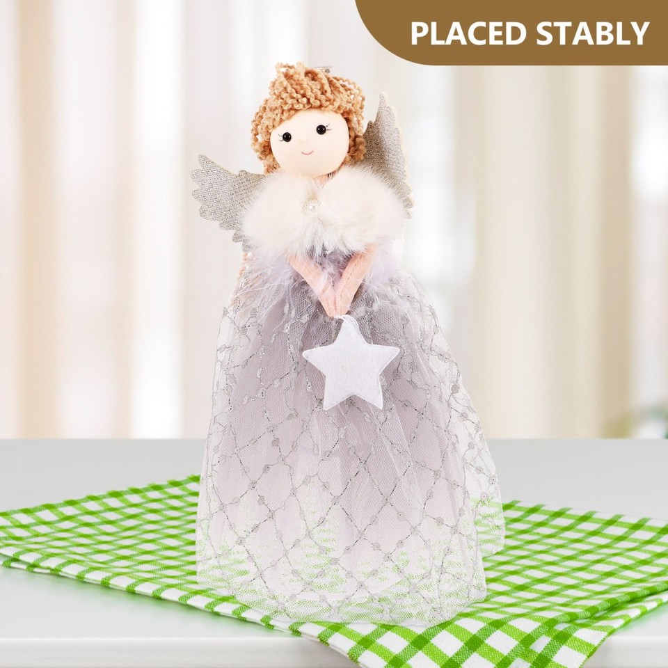 Angel Xmas Tree Topper Christmas Angel Ornament Angel Figurine Small ...