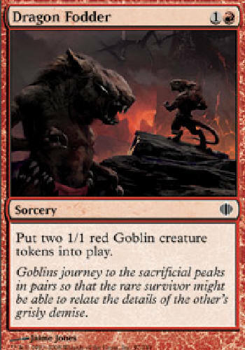 DRAGON FODDER X4 4 4X Shards of Alara MTG Magic the Gathering Cards ...