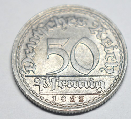 GERMANY 50 PFENNIG 1922 OLD COIN (COMBINED SHIPPING) | eBay