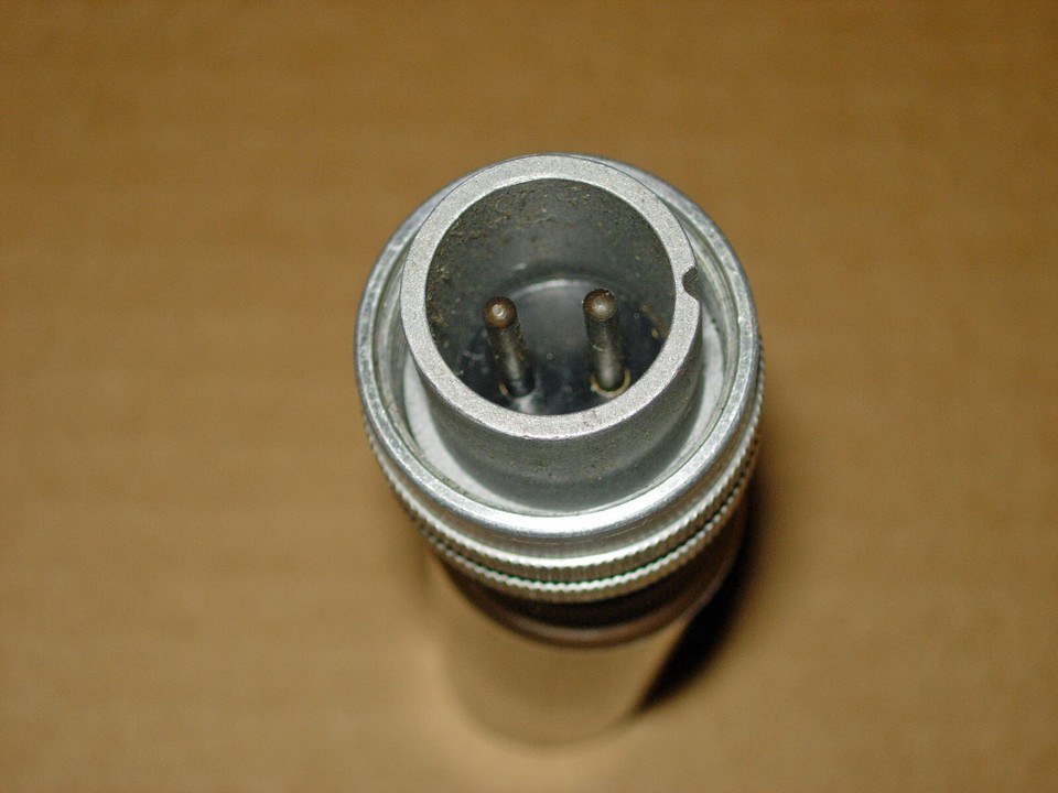 AMPHENOL 2-PIN CABLE POWER CONNECTOR NAF 1078-3 16-11 (MILITARY) SOLDER ...