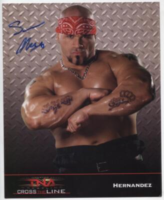 Shawn Hernandez TNA Autographed 8"x10" Photo w/ COA WWE1-23 | eBay
