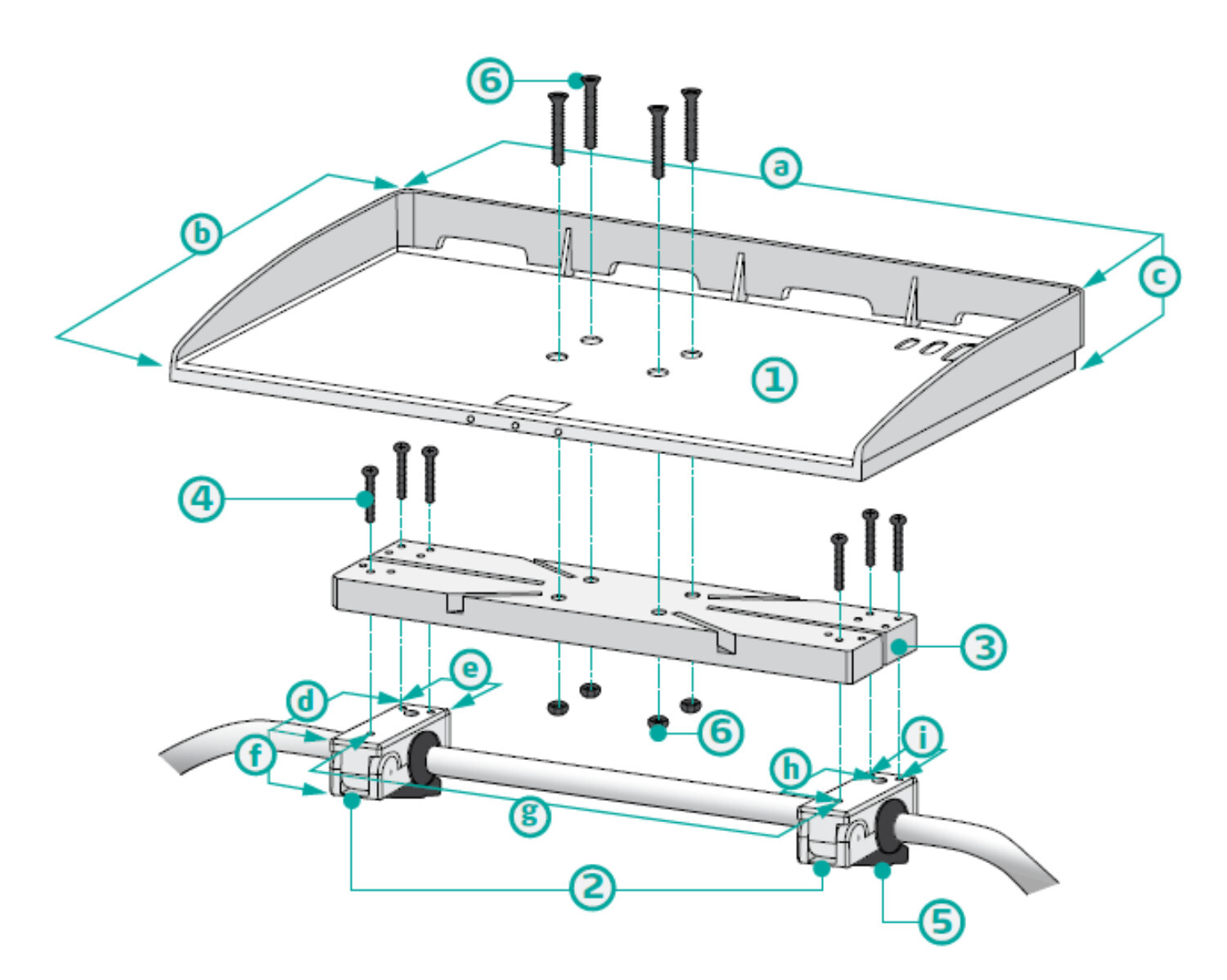 Fishing Bait Boards and Fillet Table 500mm x 320mm Rail or Clamp Mount ...