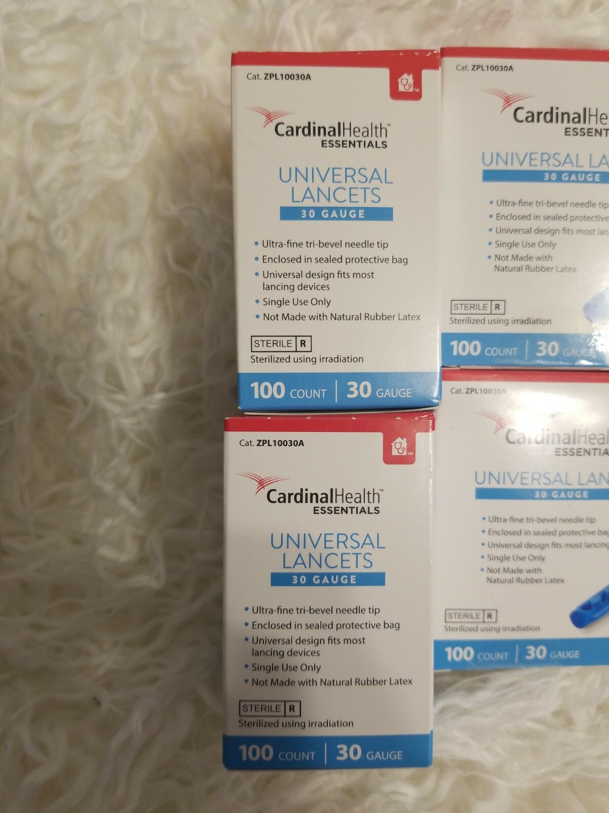 4-NEW Boxes Universal Lancets 30 Gauge Cardinal Health 400 ct ...