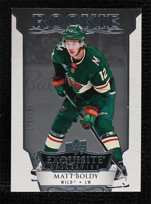 2022-23 Ice Exquisite Collection Rookies Blue Spectrum /199 Matt Boldy ...
