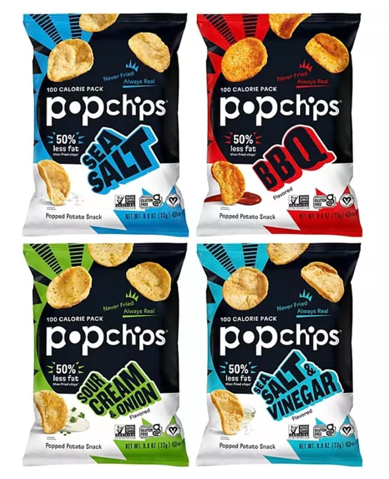 30 PACK - Popchips Variety Box (0.8 oz.) FRESH!! FREE SHIP!! | eBay