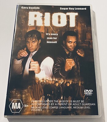 Riot (DVD, 1996) Like New** Sugar Ray Leonard Movie 🍿 Rated MA15 ...