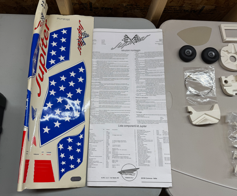 ARC 61.8" Jupiter Quick Made System ARF RC Airplane Kit | eBay