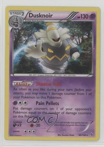 Dusknoir Pokemon XY Flashfire #40 | eBay