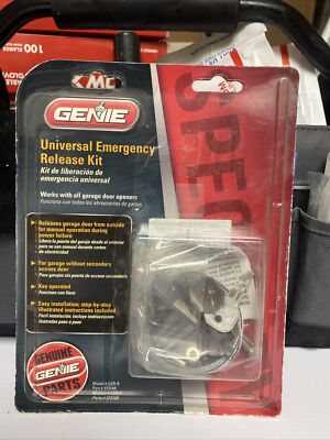 Genie GEN37374R Universal Garage Door Emergency Release Kit, One Size ...