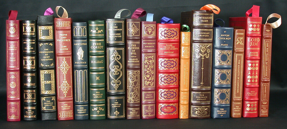 Franklin Library 100 GREATEST BOOKS OF ALL TIME in 100 volumes ...