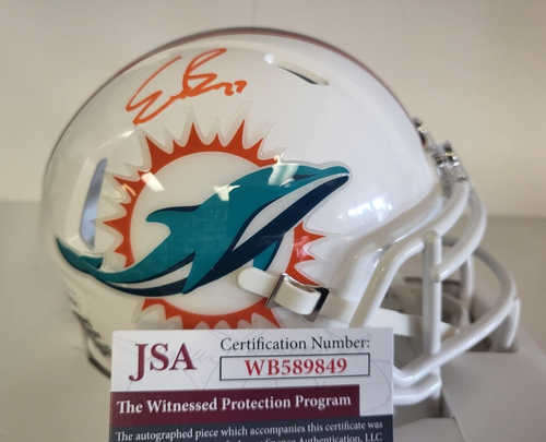 ETHAN BONNER MIAMI DOLPHINS SIGNED AUTOGRAPHED RIDDELL MINI HELMET JSA ...