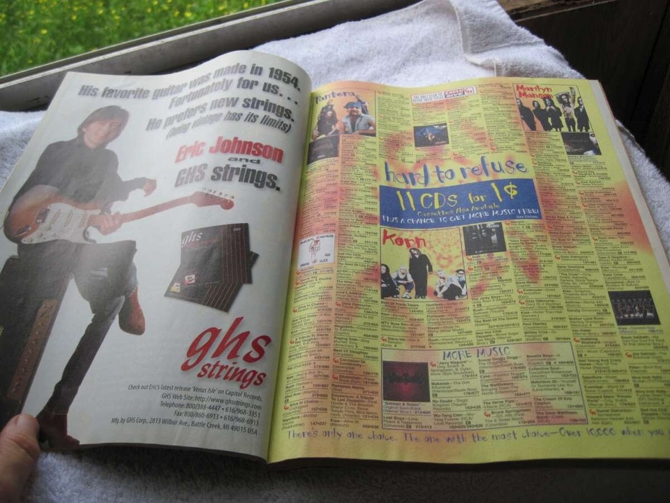 Guitar January 1998 Magazine B.B. King Aerosmith Paul Simon Creed ...