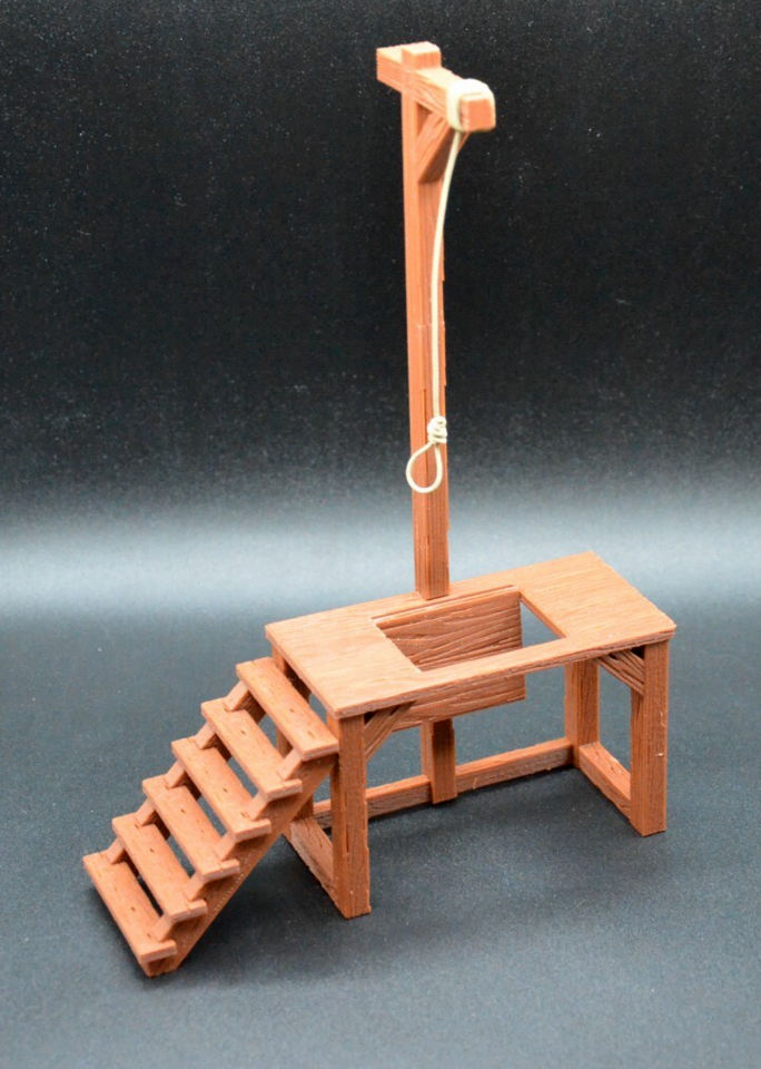 WESTERN GALLOWS PLAYSET 1:18 SCALE DIORAMA 3.75 IN FIGURE STAR WARS GI ...