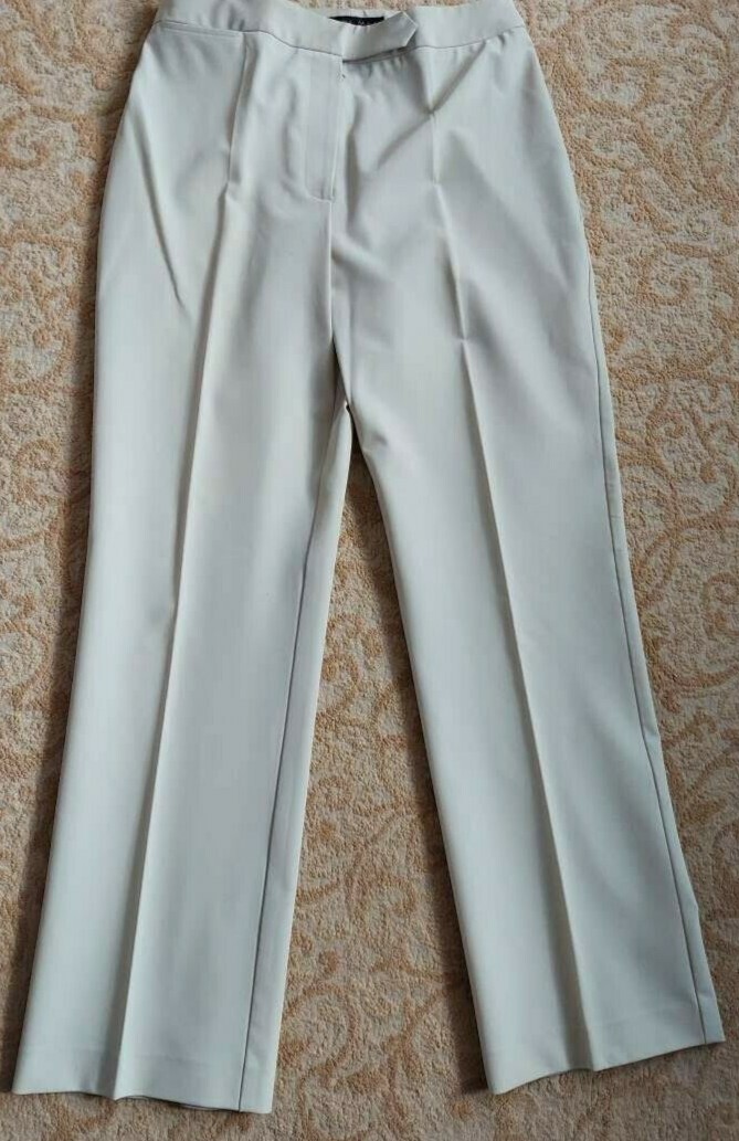 EUC - ultra rear woman's Jenne Maag Dress Pants in solid Ivory - size ...