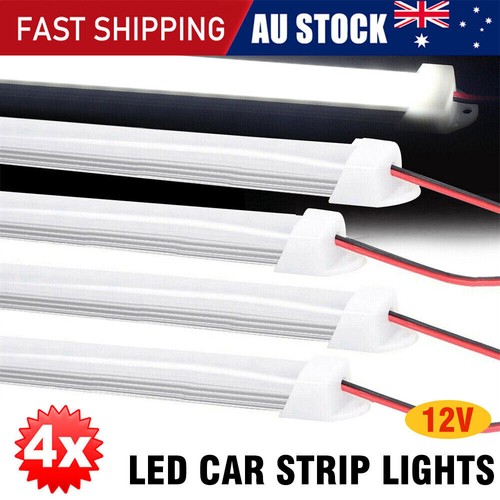 4x LED strip lights Bar Car 12V Waterproof caravan boat fishing camping ...