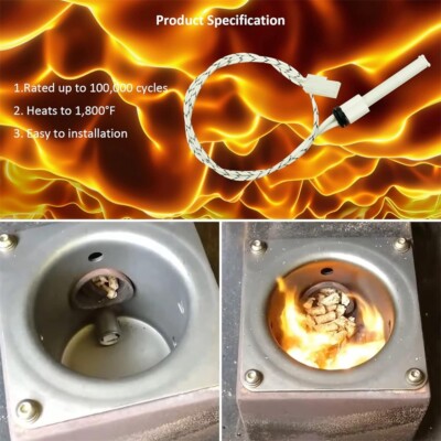Ceramic Igniter Rod Fit for Rec Tec Wood Pellet Grill Igniter ...