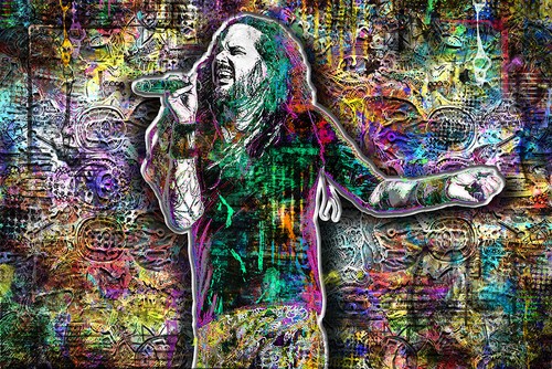 JONATHAN DAVIS KORN 20x30in Poster, K.O.R.N. Colorful Print Free ...
