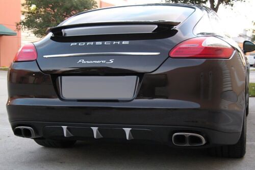 Rear Bumper Diffuser Custom Style For Porsche Panamera 2010-2017 | eBay