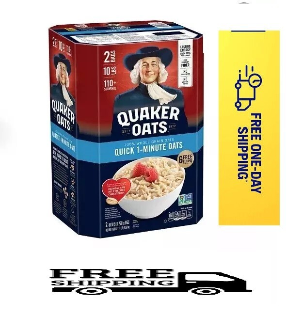 Quaker Quick 1 Minute Oats 42 Oz 100 Whole Grain Oatmeal