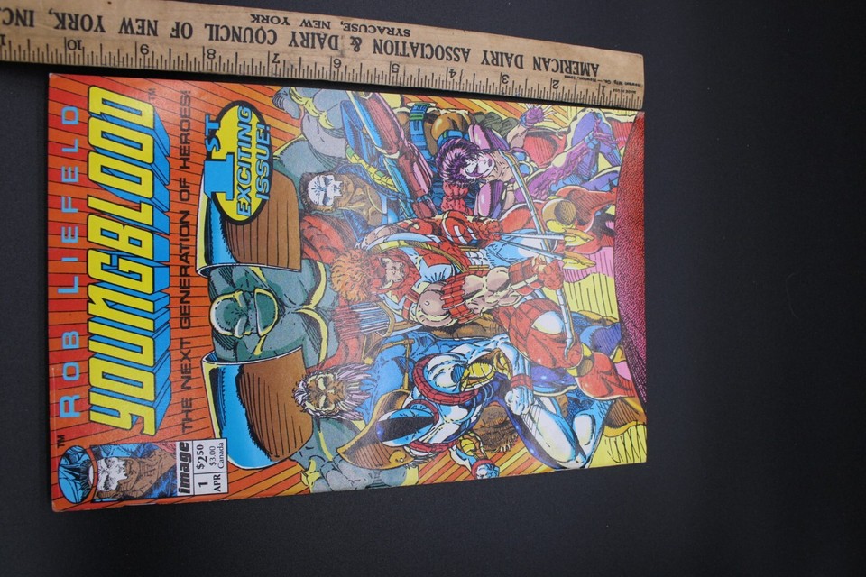 Youngblood #1 1992 Image Rob Liefeld Story Cover Art + Cards First ...