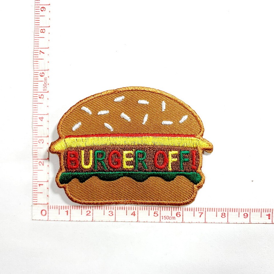 Fast Food Patch Funny Kids Cartoon Artwork Emblem for DIY Craft Iron on ...