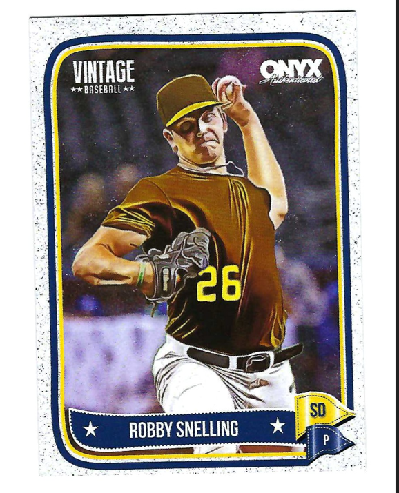 ROBBY SNELLING 2024 ONYX VINTAGE BASEBALL PROSPECT CARD | eBay