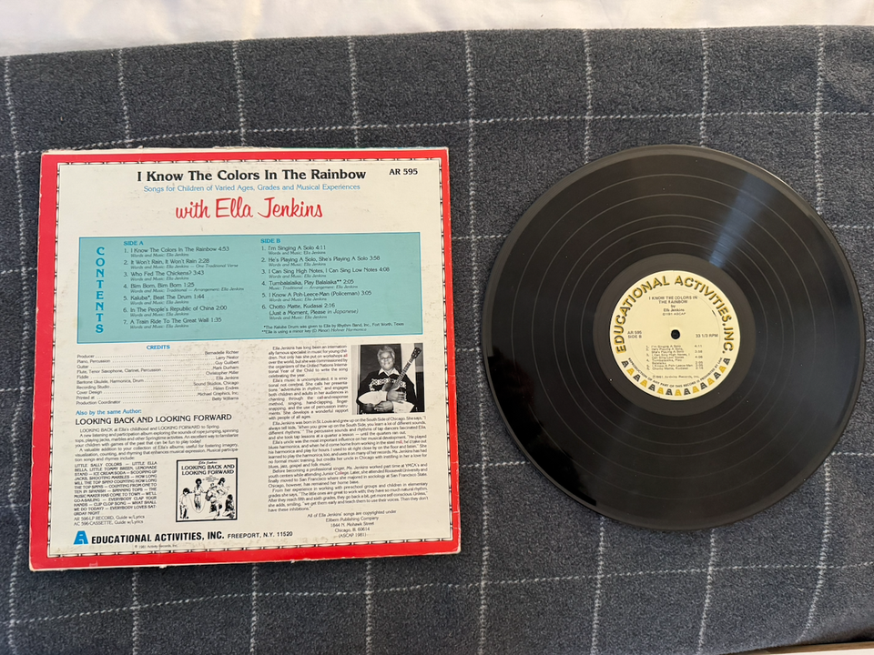 Ella Jenkins – I Know The Colors In The Rainbow 12" Vinyl LP + Booklet ...