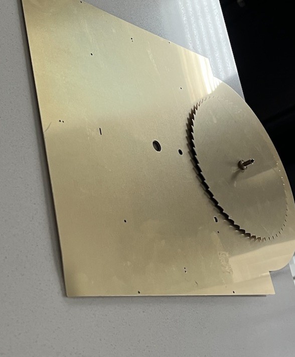 Clock Dial Plate With Moon Gear Brass Emperor Style 11.5 | eBay