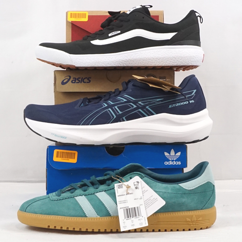 Adidas, Vans & Asics Assorted Style/Color Sneakers Men's Sizes 10.5-11 ...