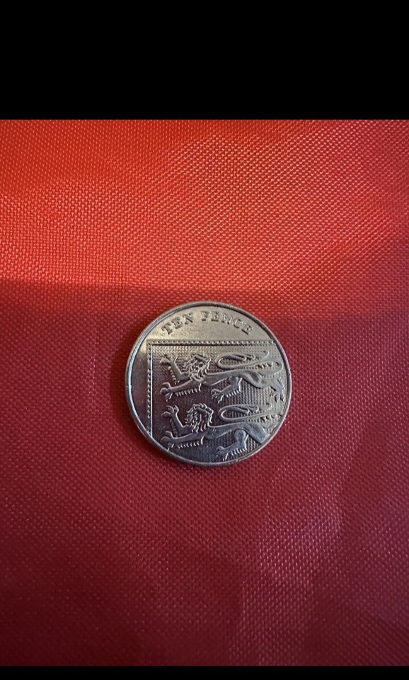 Royal Mint ERROR 2014 Broadstruck Collar Error 10p Ten Pence Coin ...