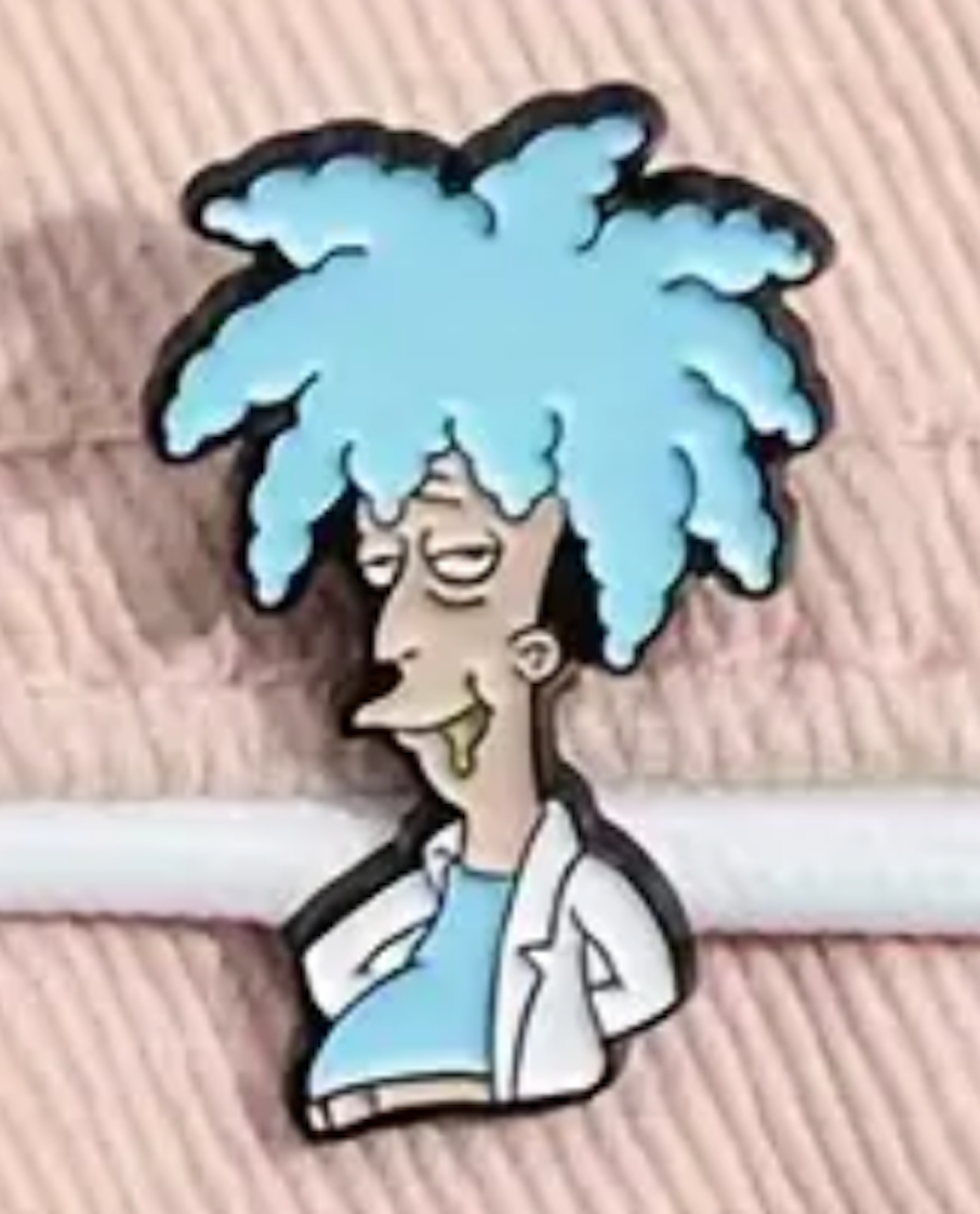Rick and Morty Simpsons Sideshow Bob pin - cartoon animation - FREE ...