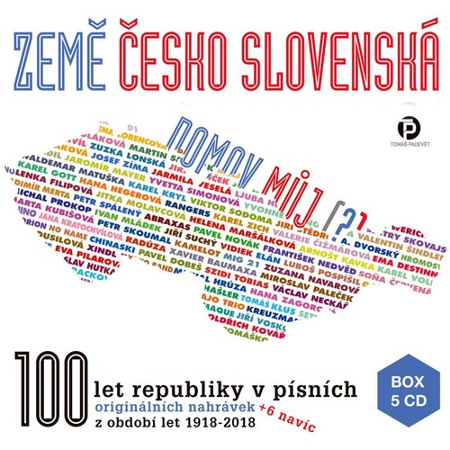 CZECH SONGS COLLECTION Zeme ceskoslovenska, domov muj 106 TRACKS 5CD ...