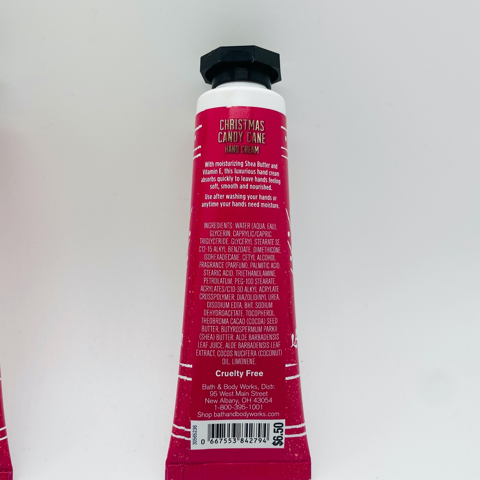 3-Pack Bath & Body Works CHRISTMAS CANDY CANE Hand Cream Lotion 1 oz ...