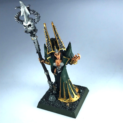 Classic Metal Morathi Sorcerer Dark Elf Elves Painted - Warhammer ...