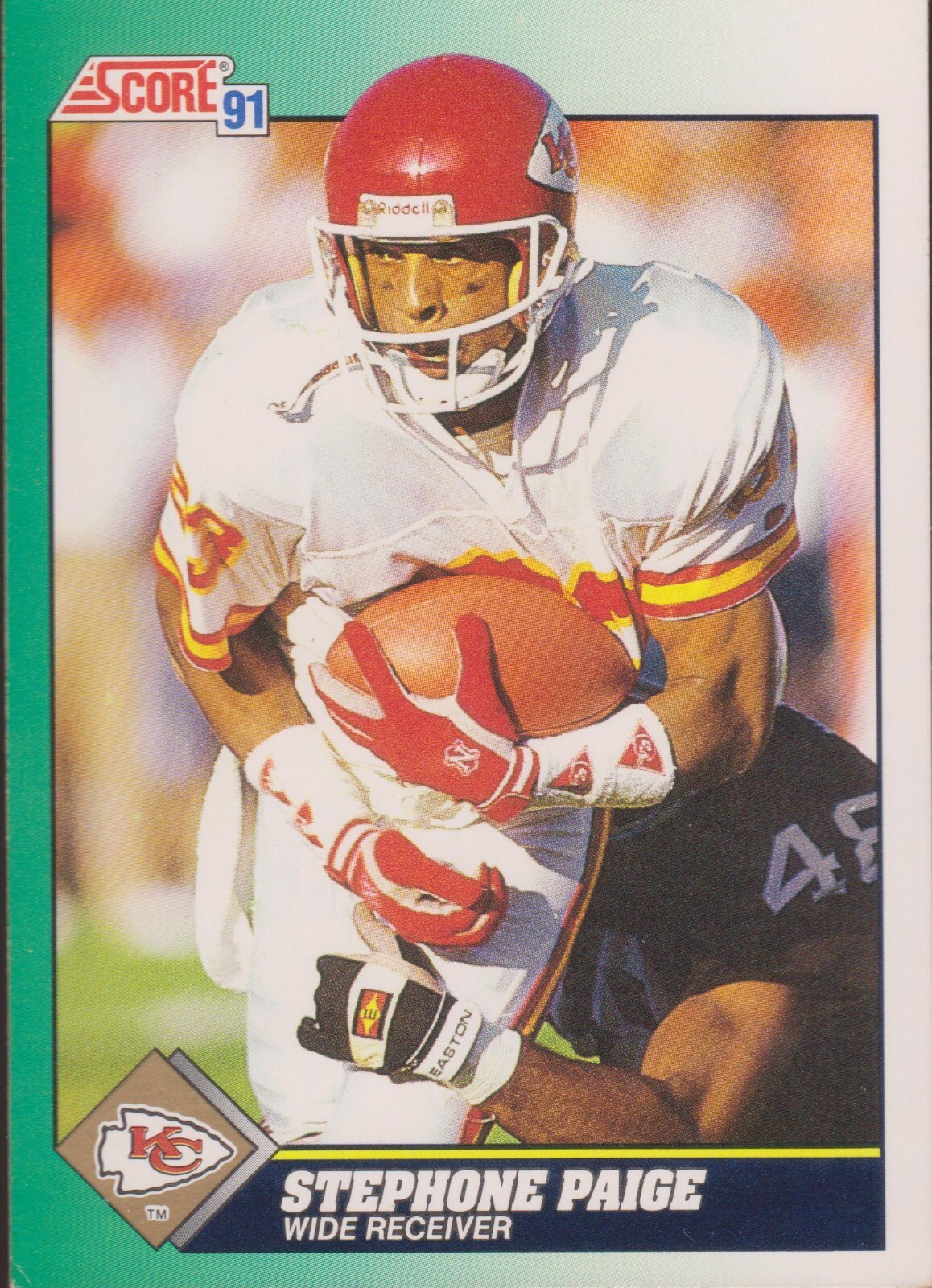 1991 Score #283 Stephone Paige Kansas City Chiefs Football Card | eBay