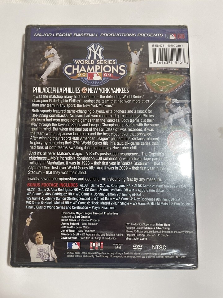 MLB: 2009 World Series (DVD, 2009) 826663115123| eBay