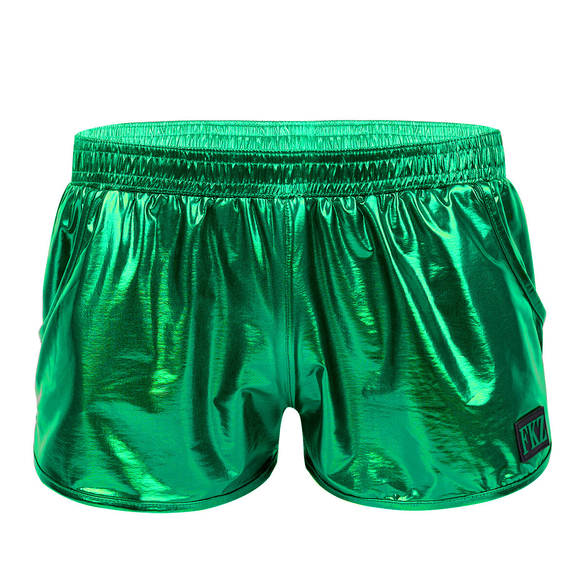 Mens Shiny Metallic Boxer Shorts Raves Dance Party Club Swimwear Thong ...