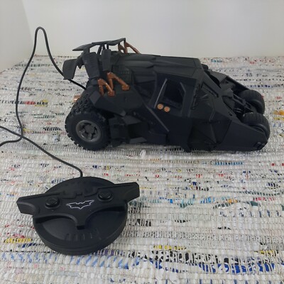 Tyco RC Mattel Batmobile Remote Control 2007 Wired Remote Tumbler READ ...