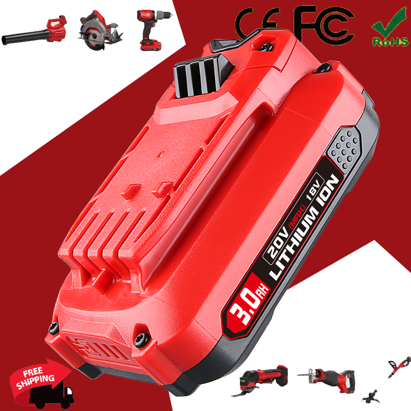 20V For Craftsman V20 20 Volt MAX 3.0Ah Li-ion Battery CMCB204 CMCB202 ...