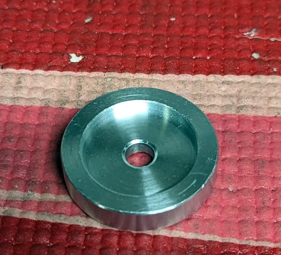 OEM metal 45 adapter from Technics SL-1200 MK2-A turntable 37988653713 ...