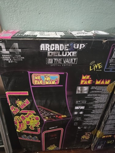 Ms Pac-Man Arcade 1Up Deluxe Vault Special Edition | eBay