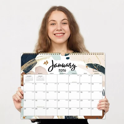 2026 Wall Calendar - 12 Hanging Calendar 2026 from Jan.