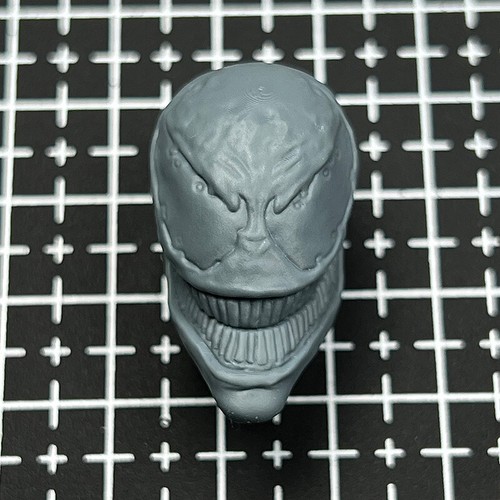 Blank 1/18 Scale The Comic Version Venom Head Sculpt Unpainted Fit 3.75 ...