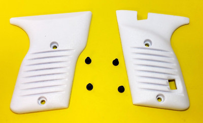 FACTORY Cobra FS-380, 380 ACP WHITE GRIP SET with 4 BLACK Screws NEW ...