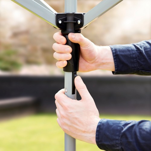 Rotary Washing Line Clothes Line Rotary Airer With Ground Spike And ...