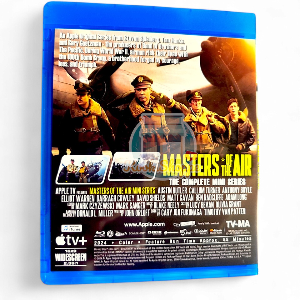 BLU-RAY Masters of The Air (2024) Complete TV Mini Series 9 Episodes 2 ...